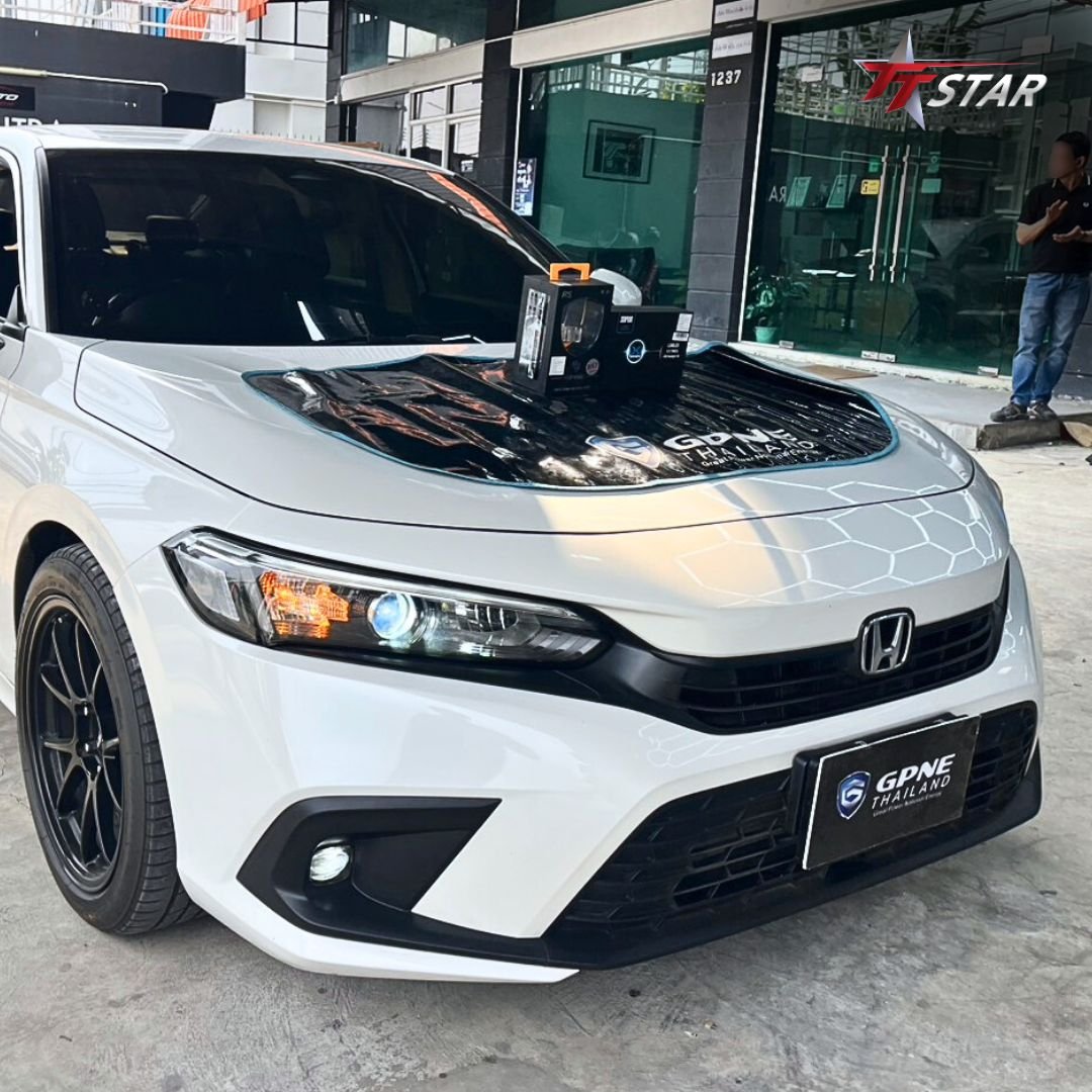 ติดตั้งไฟหน้ารถยนต์ HONDA CIVIC FE 2022 ด้วย GPNE RS7 - ttstarthailand